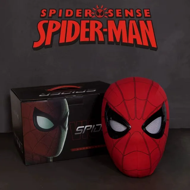 New Spider-man:no Way Home Spider Man Mask Luxury Helmet Rechargeable ...