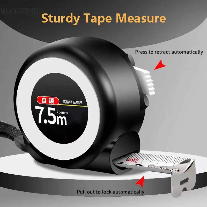 Precise Clear Steel Tape Measure Cute Metric Tape Ruler Automatic ...