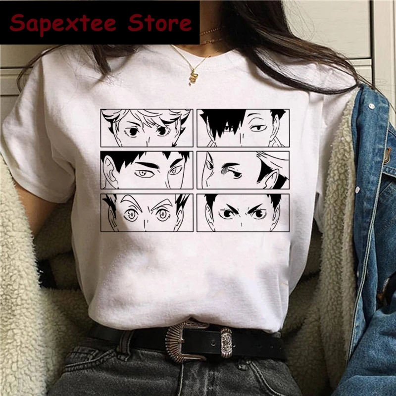 Japanese Anime Oya Haikyuu T Shirt Men Summer Top Kuroo Cartoon T-shirt ...