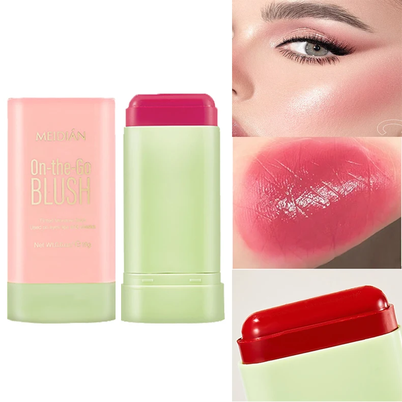 Creamy-Blush-Makeup-Multi-Stick-For-Eyes-Lips-Cheeks-Rouge-Moist-Pink ...