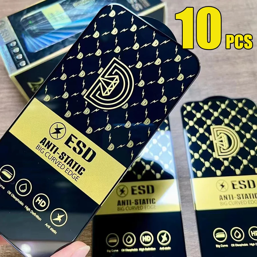 10pcs-ESD-ANTI-STATIC-Tempered-Glass-Full-Cover-Screen-Protector-Film ...