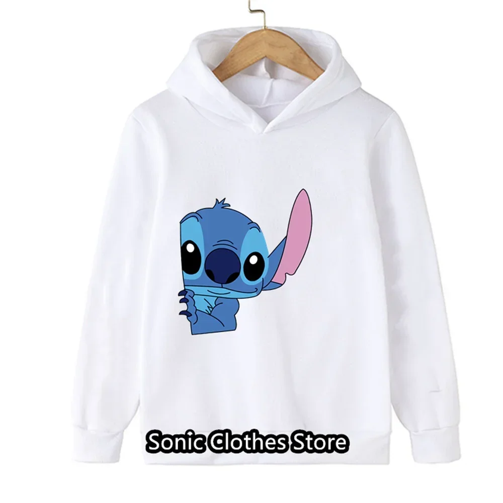 Sudadera con capucha de Disney Stitch para niñas y niños, ropa de ...