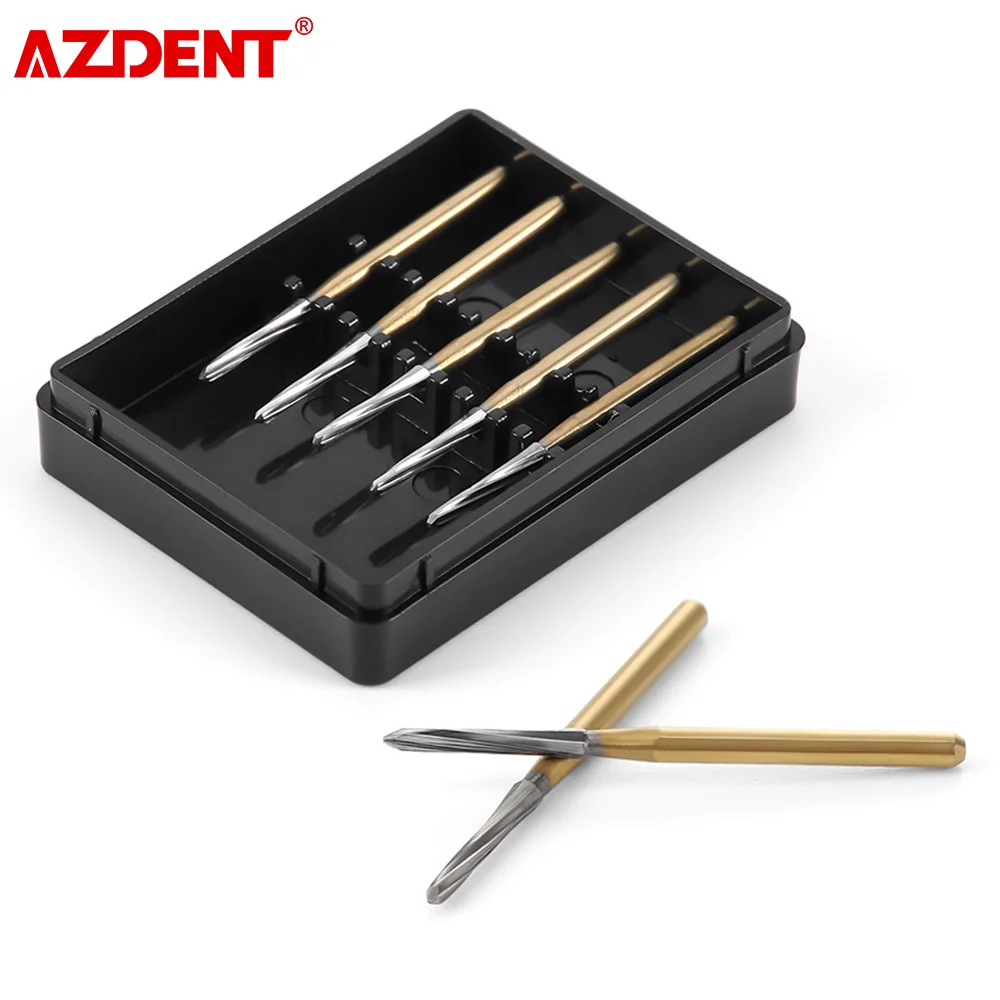 AZDENT-Dental-Endodontic-Carbide-Burs-FG-1-6mm-for-High-Speed-Handpiece ...