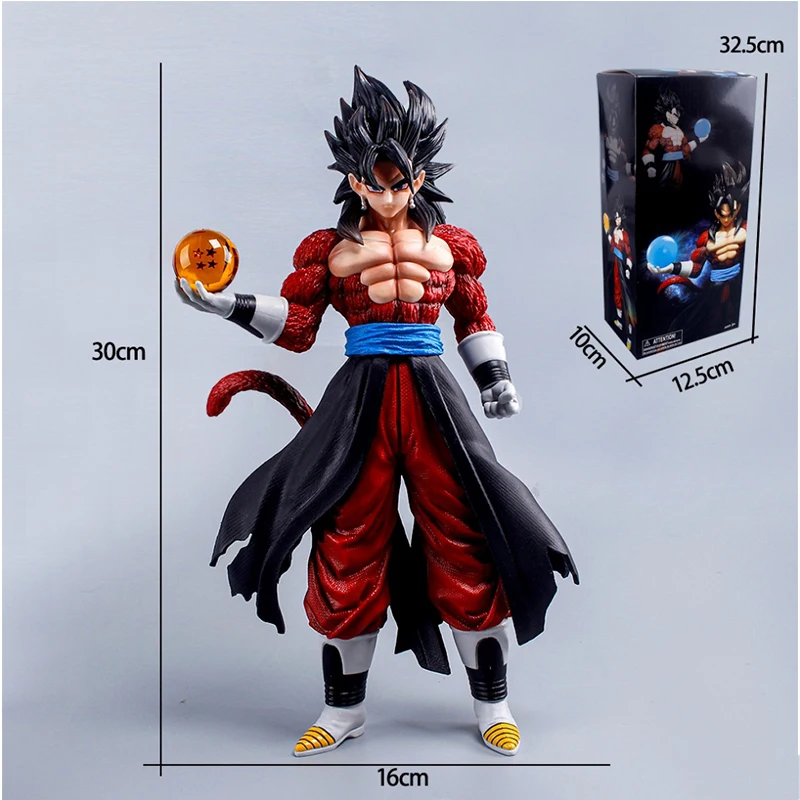 30cm-Anime-Dragon-Ball-Z-Figure-Son-Goku-Figure-SSJ4-PVC-Action-Figure ...