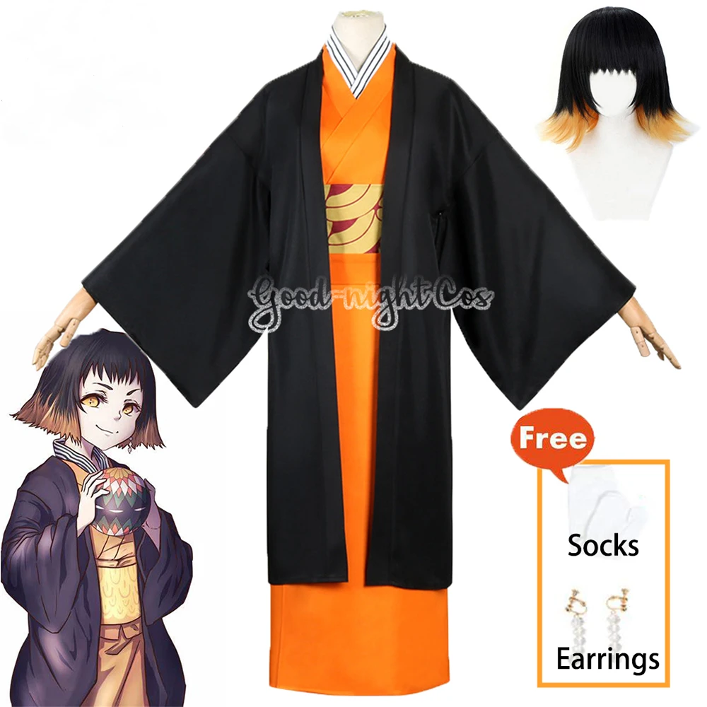 Anime-Susamaru-Cosplay-Costumes-Wig-Kimono-Complimentary-accessories ...