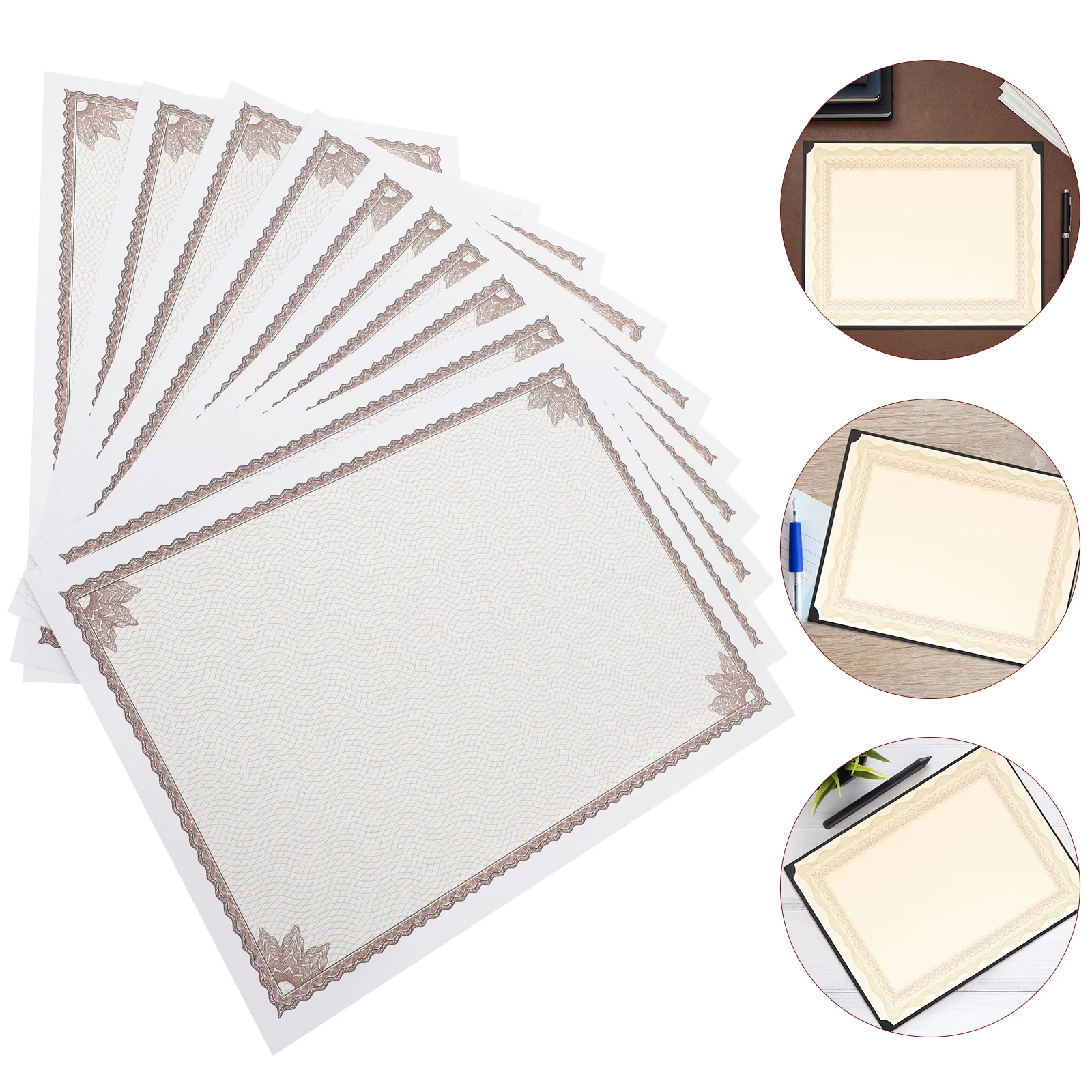 10-Pcs-Honor-Certificate-Graduation-A4-Paper-Class-School-Academic ...