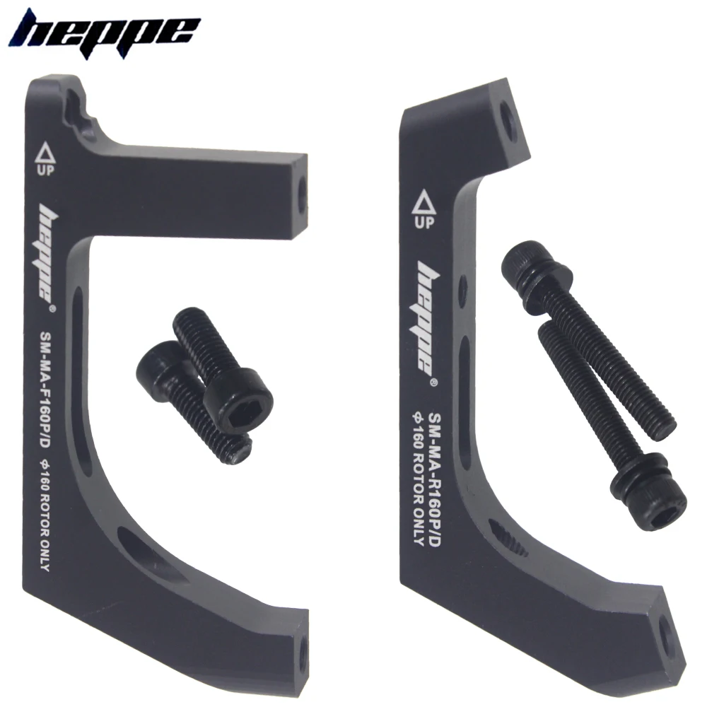HEPPE-Road-Bike-Disc-Brake-Adapter-Flat-Mount-to-Post-Mount-160mm-Rotor ...