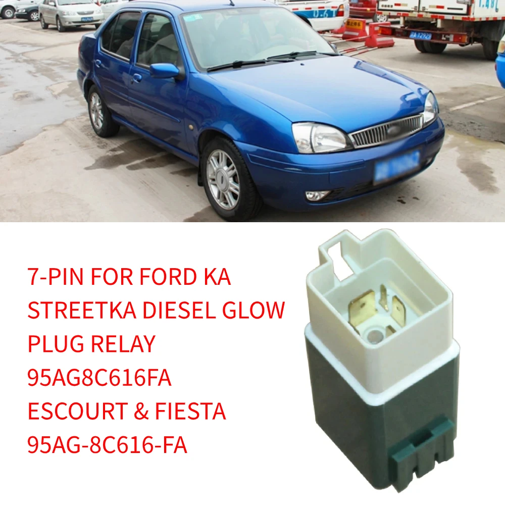 7-PIN-FOR-FORD-KA-STREETKA-DIESEL-GLOW-PLUG-RELAY-95AG8C616FA-ESCOURT ...