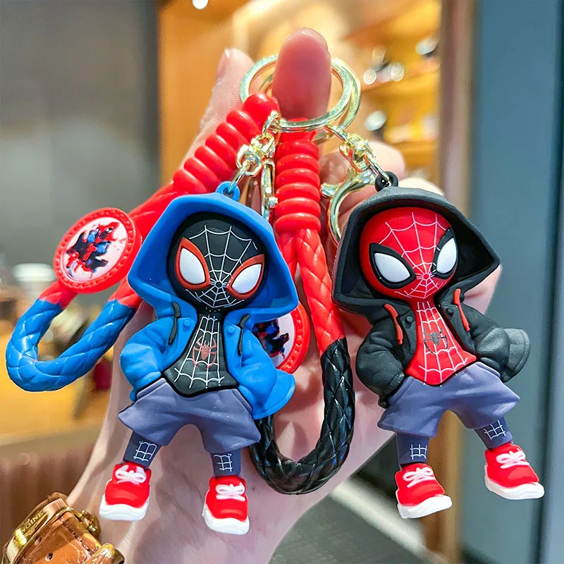 Miniso-Bluey-Spider-Man-Anime-Action-Figure-Toys-Doll-Car-Keychain ...