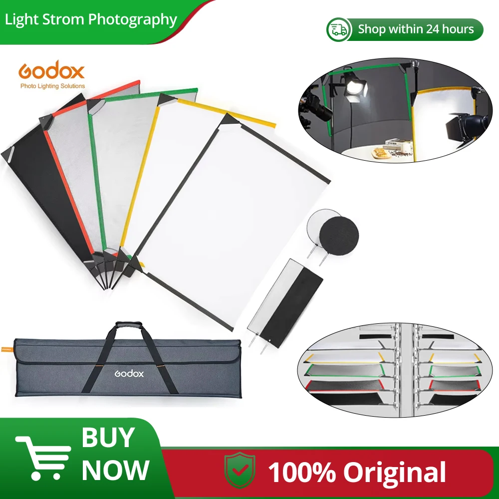 Godox SF4560 SF6090 Scrim Flag Kit Portable Frame Diffuser Reflector ...