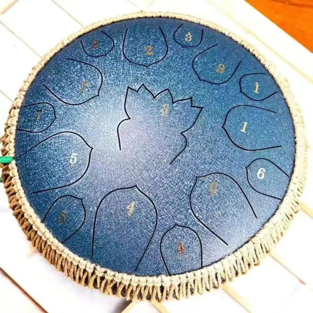 13-Inchs-15-Tone-Tongue-Drum-Meditation-Yoga-Ethereal-Drums-Mindfulness ...