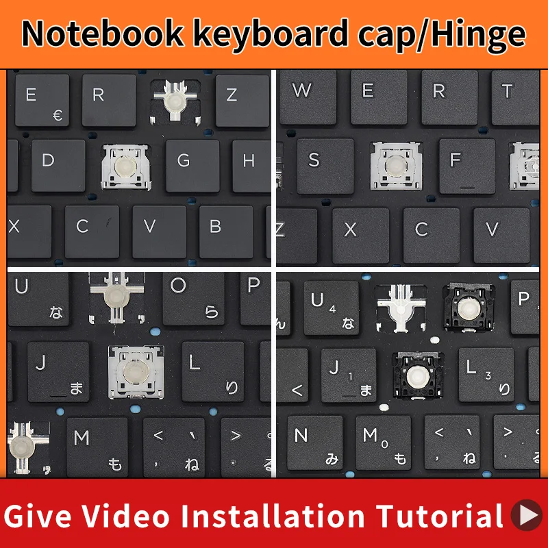 Replacement-Keycap-Key-cap-Scissor-Clip-Hinge-For-HP-ProBook-440-G6-G7 ...