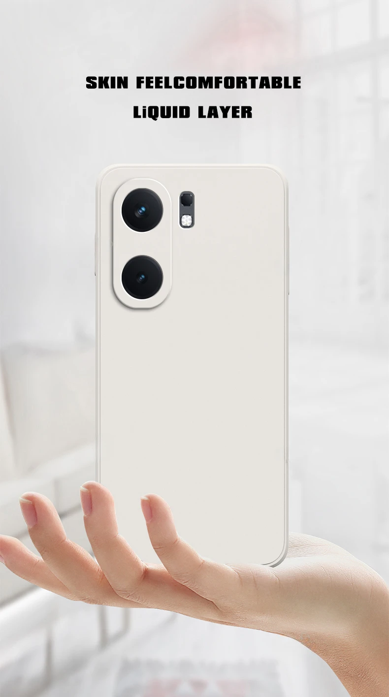 Оригинальный Мягкий Квадратный чехол для телефона VIVO IQOO Neo 9 из ...