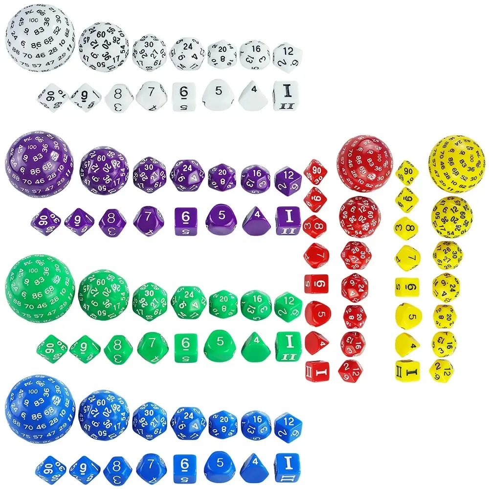 Poli-drico-Dice-Set-Com-Saco-De-Pano-DND-Cubes-D3-D100-Acr-lico-Dice ...