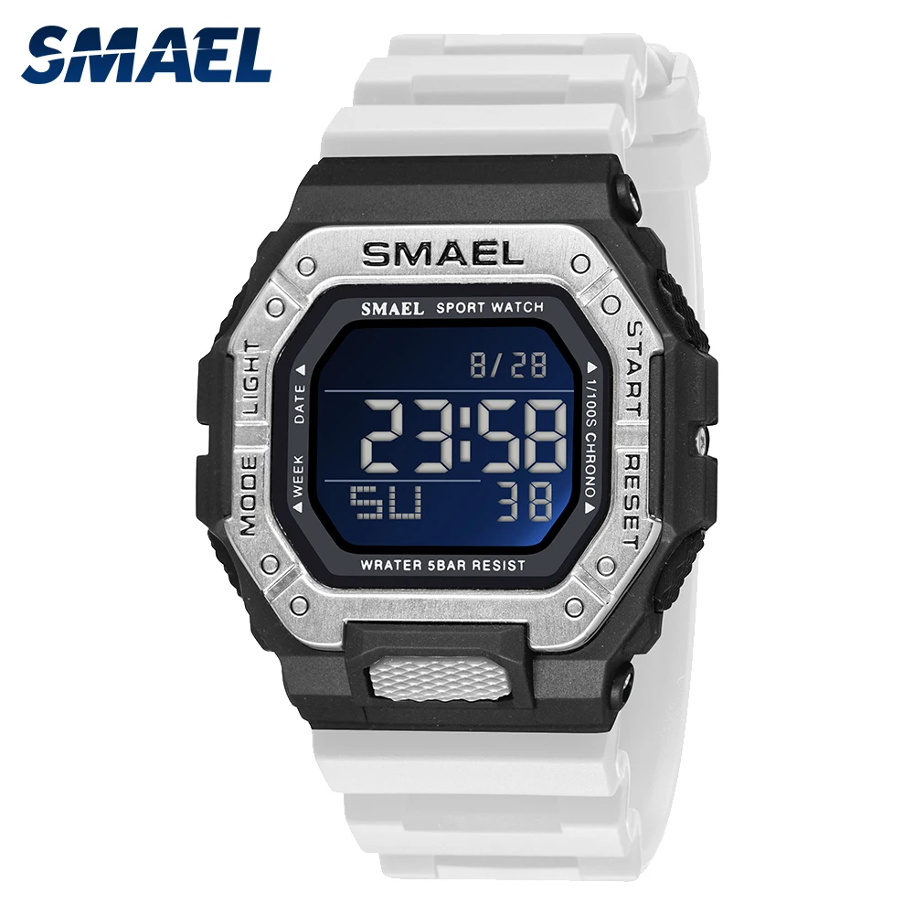 Digital-Watch-Electronic-SMAEL-Wrist-Watch-Shock-Stopwatch-50M ...