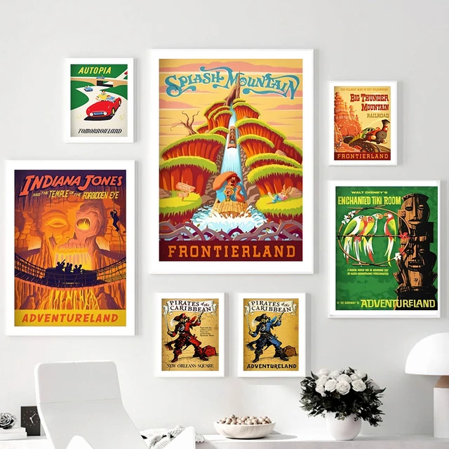 Vintage Disney Posters Collage