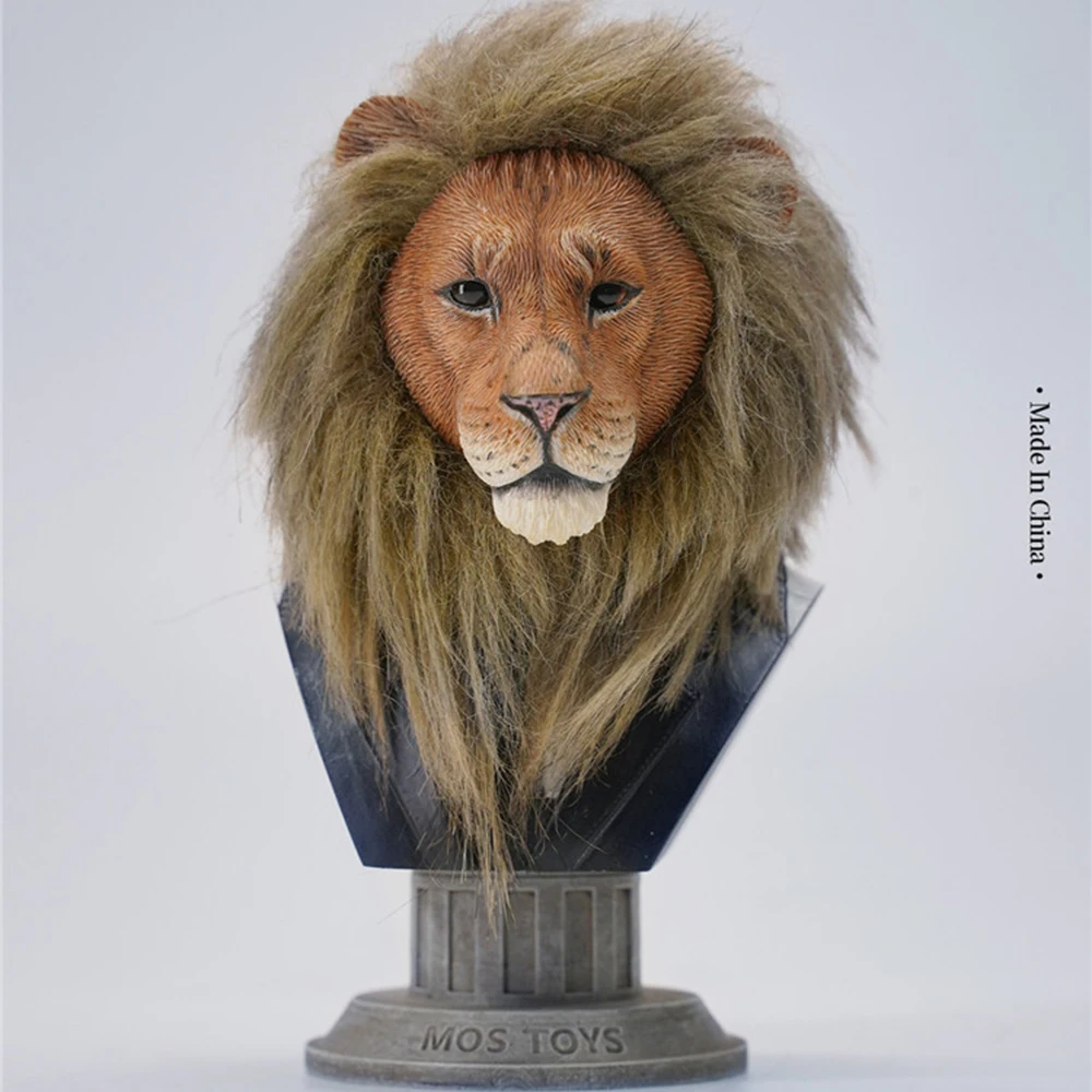 Limited-Stock-Mostoys-MS2302-1-6-Scale-Beast-Series-Lion-Head-Carving-2 ...