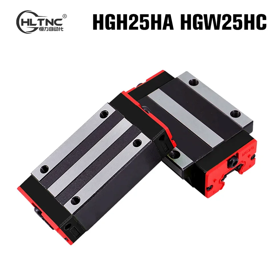 Linear Guide Rail 2PCS HGH25-CA Linear Rail Blocks - Precision Sliders ...