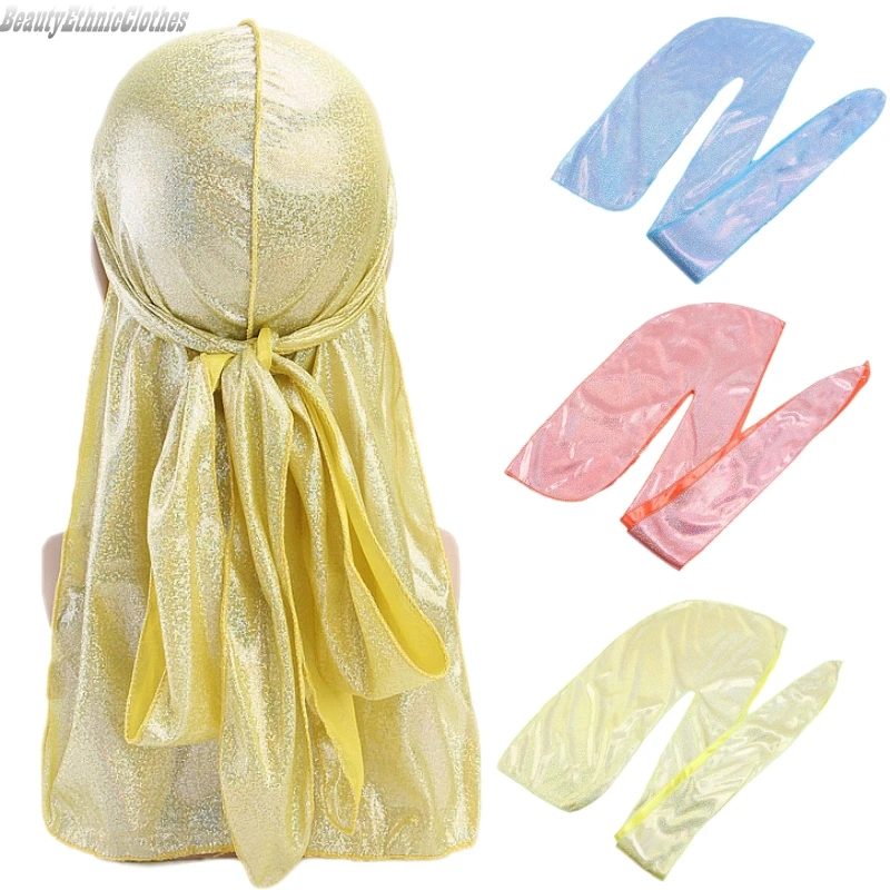 Men And Women Long Tail Scarf Doo Rag Pirate Hat Durag Turban Unisex ...