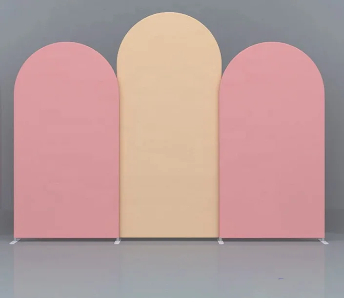Personalizado Arco Backdrops Fundo, Rosa Fundo Branco, Decoração Do ...
