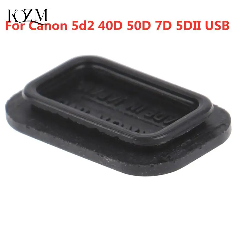 USB-Square-Plug-Bottom-Accessory-Interface-Rubber-For-Canon-5d2-40D-50D ...
