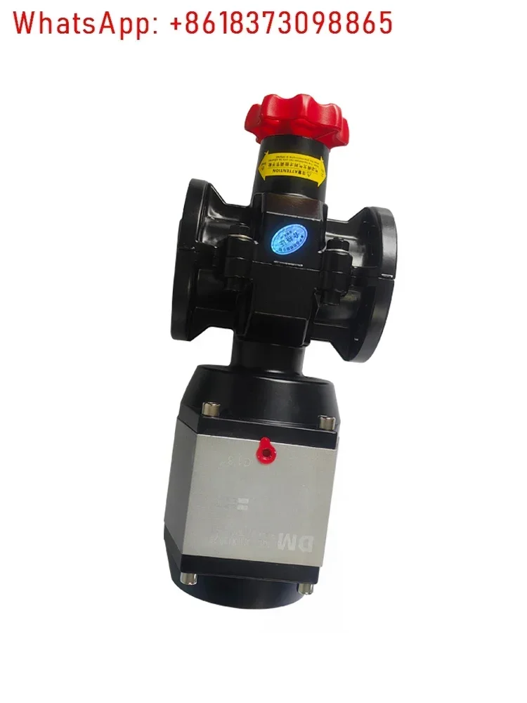 DM pneumatic abrasive valve rust removal sand control valve air source ...