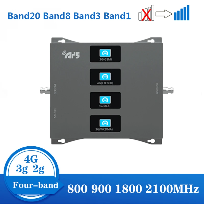 Signal Booster 2G 3G 4G Cellular Signal Amplifier 4G Cellular Amplifier ...