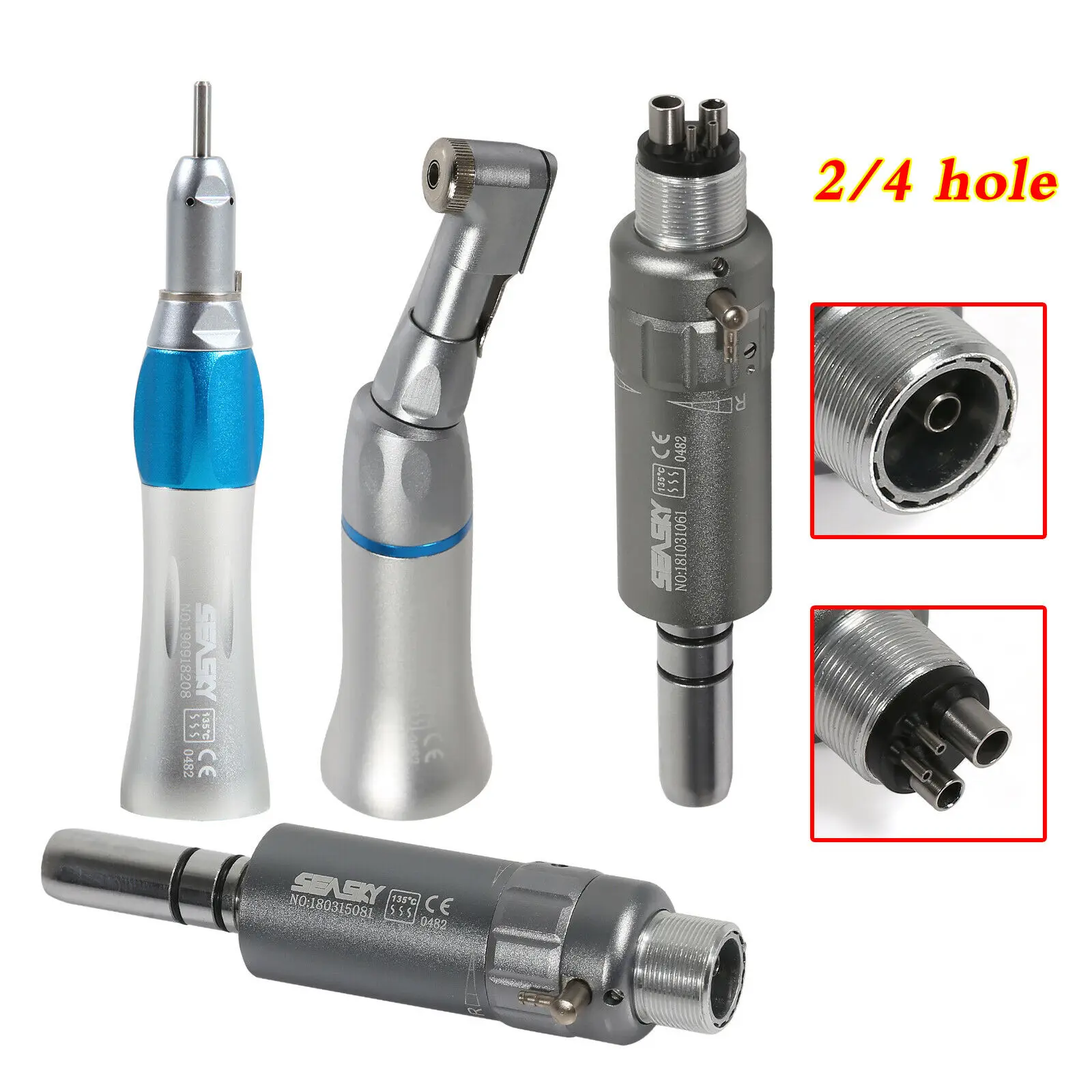 Dental-Slow-Low-Speed-Contra-Angle-Handpiece-Straight-2-4Hole-Standard ...