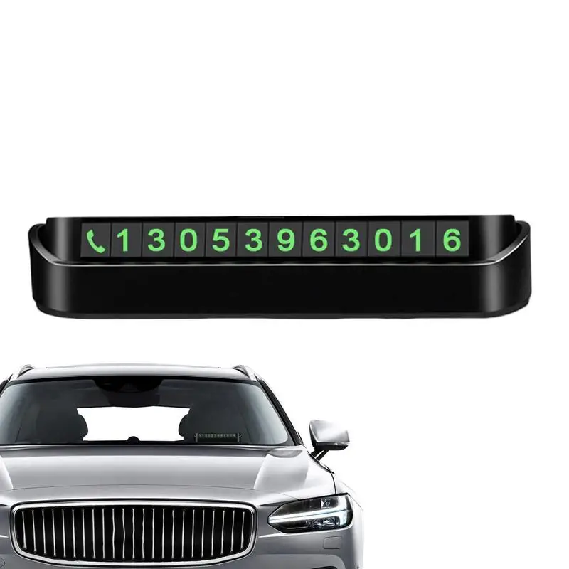Car-Temporary-Parking-Number-Plate-Card-Universal-Rotate-Phone-Number ...