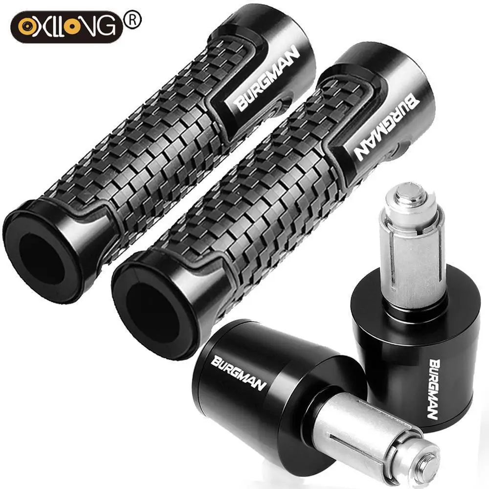 Motorcycle-Grips-Handle-Grip-Handlebar-End-cover-Cap-For-SUZUKI-BURGMAN ...