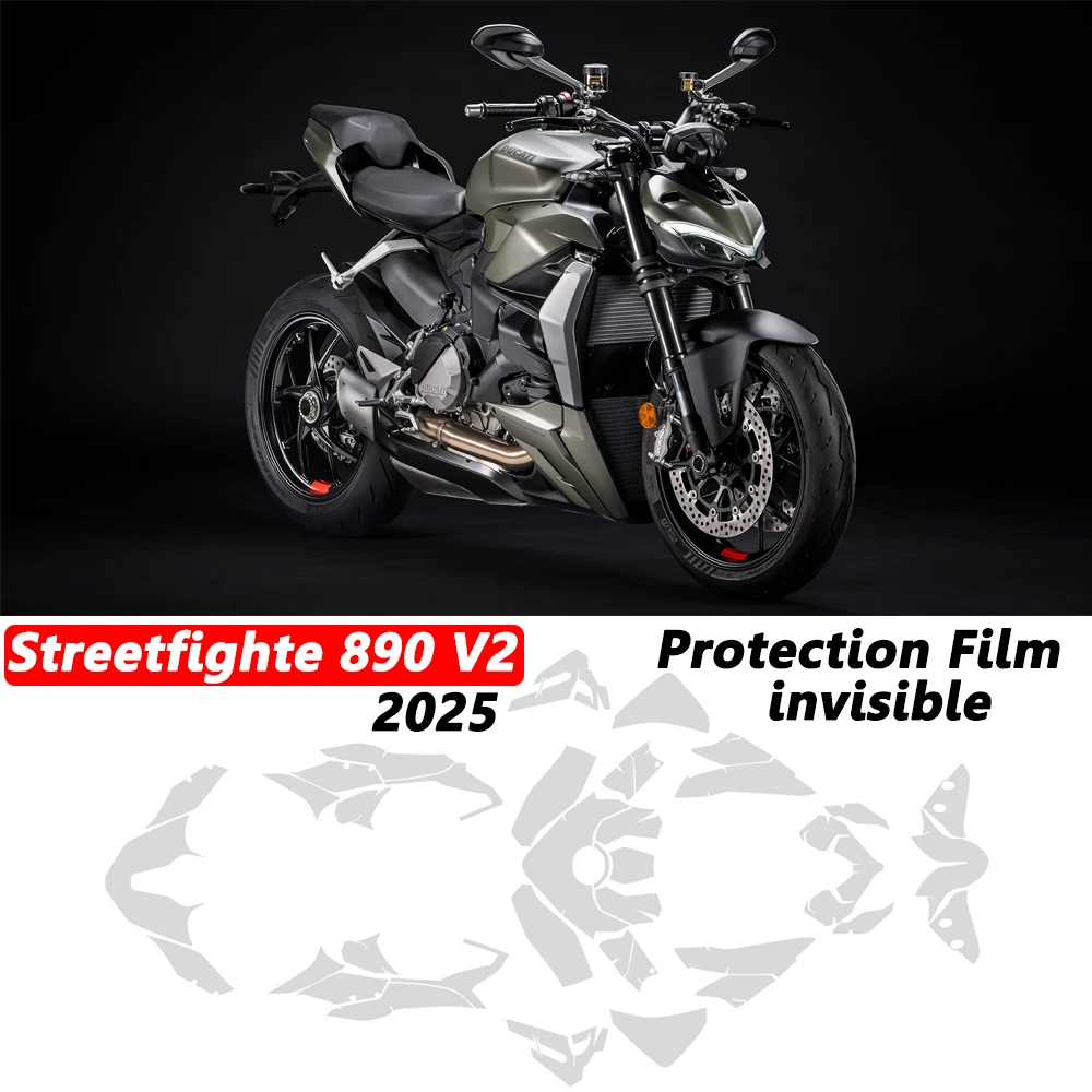 PPF Streetfighter V2 2025 Protective Film Motorcycle Invisible Wrap for ...