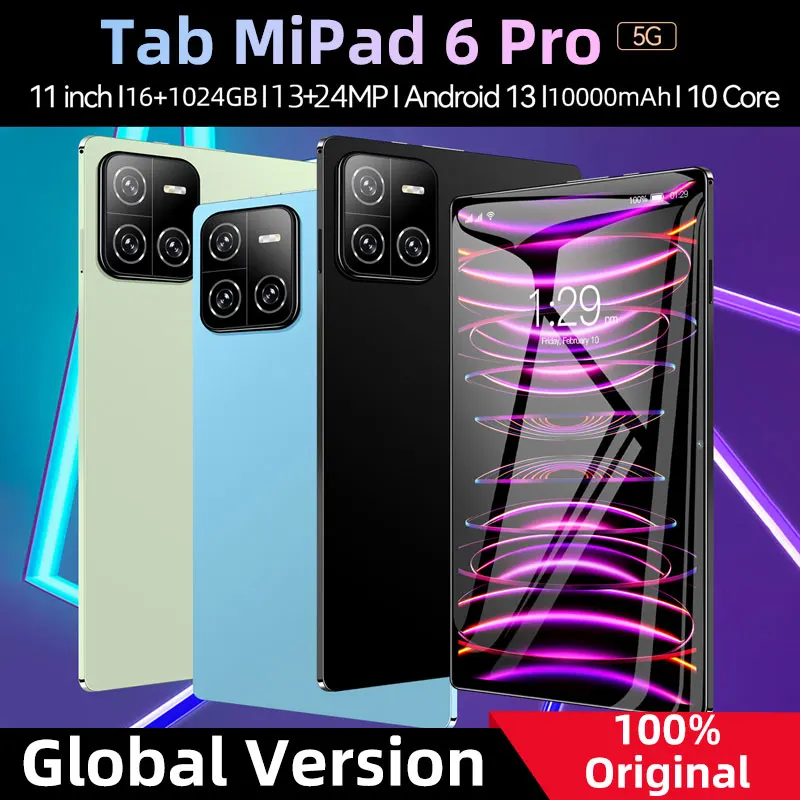 Tablet-PC-Original-Pad-6-Pro-Android-13-16GB-512GB-10000mAh-5G-Dual-SIM ...