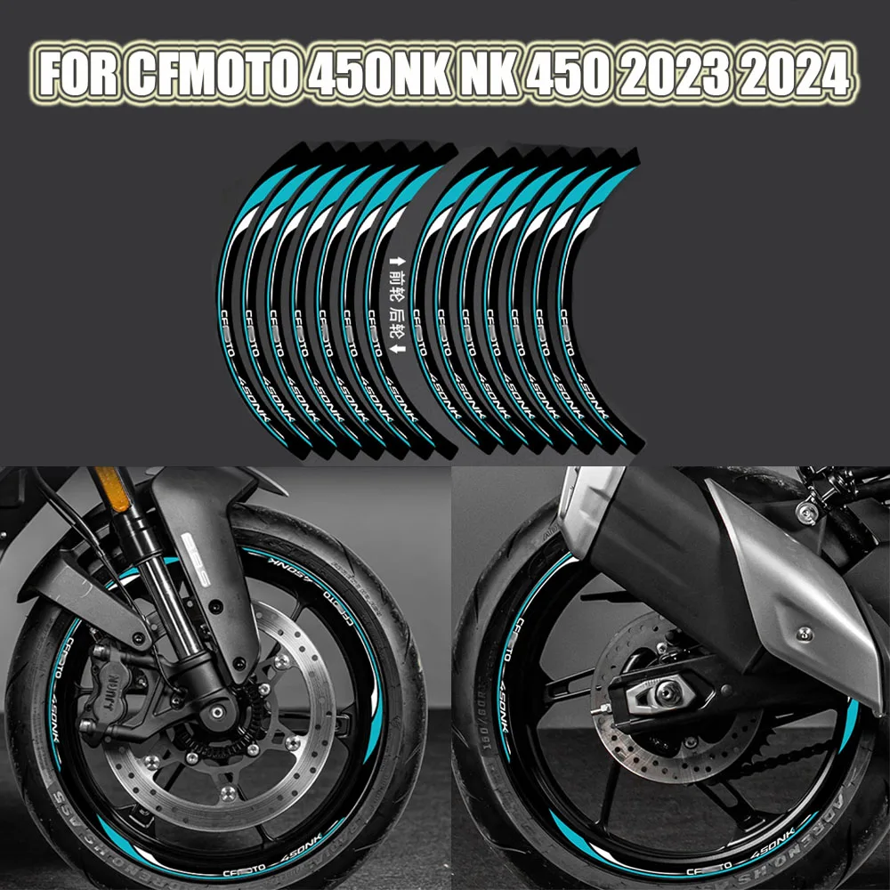 For-CFMOTO-450NK-NK-450-2023-2024-Motorcycle-Wheel-Sticker-Wheel-Hub ...