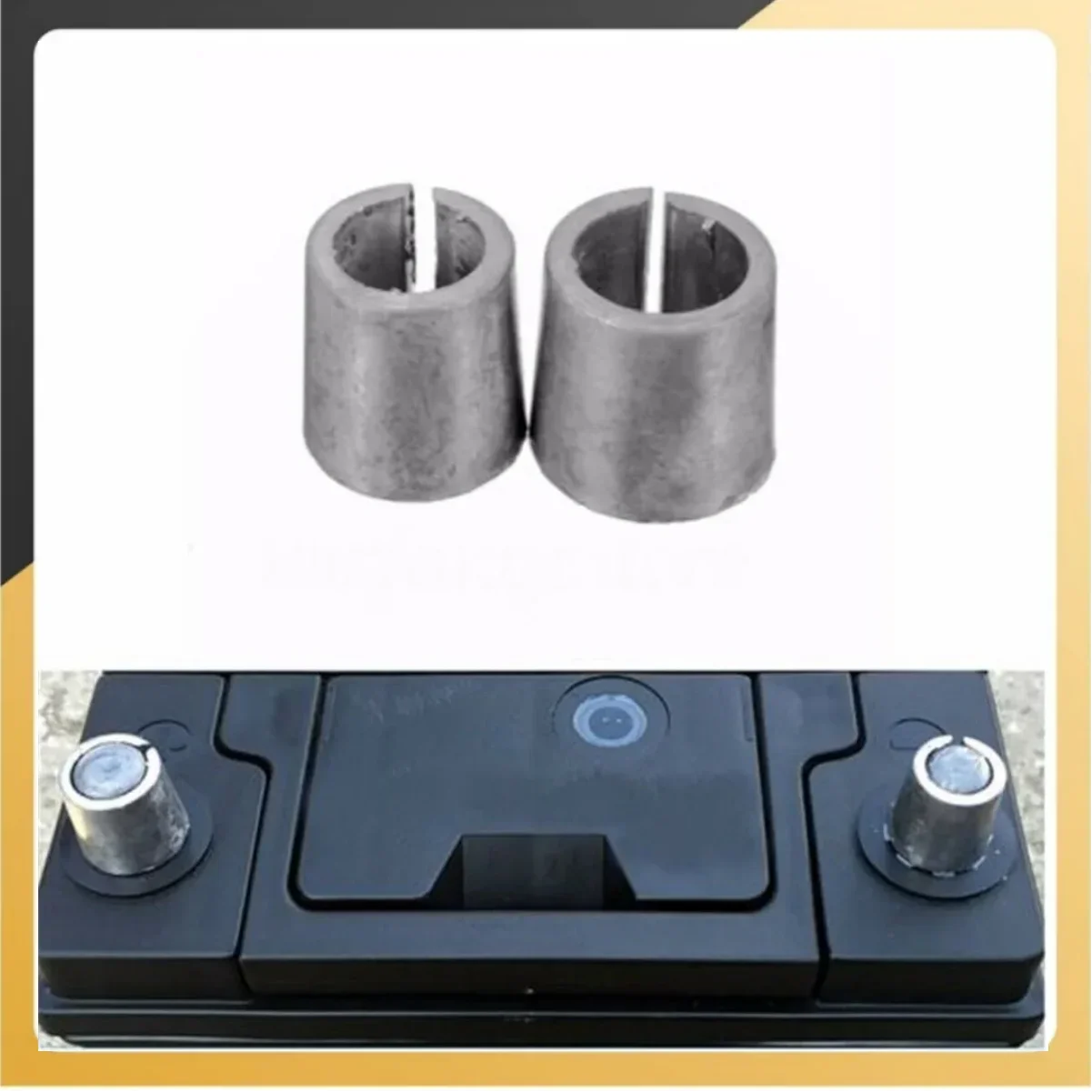 1-Pair-Car-Battery-Terminal-Converters-Post-Adaptors-Sleeves-Positive ...