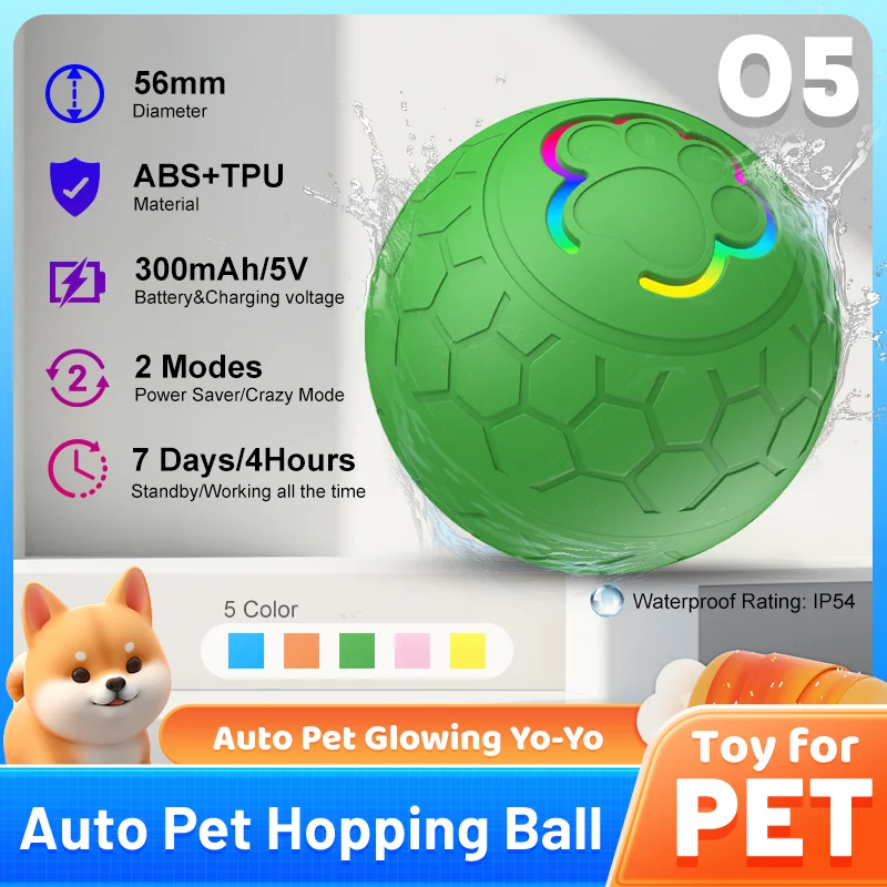 Color-Dog-Smart-Toy-Ball-Remote-Control-Flashing-Rolling-Jumping ...