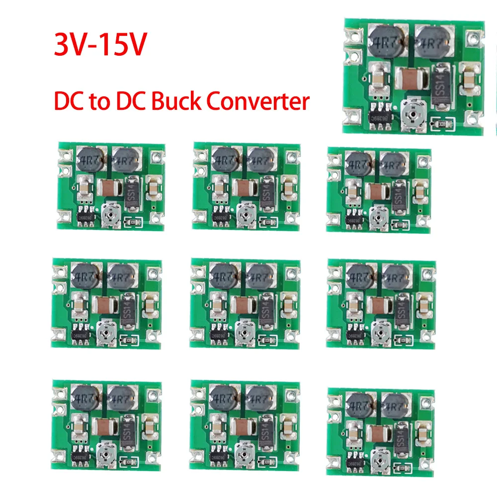 1/5/10pcs DC to DC Buck Converter 3V to 15V Power Supply Step Down ...