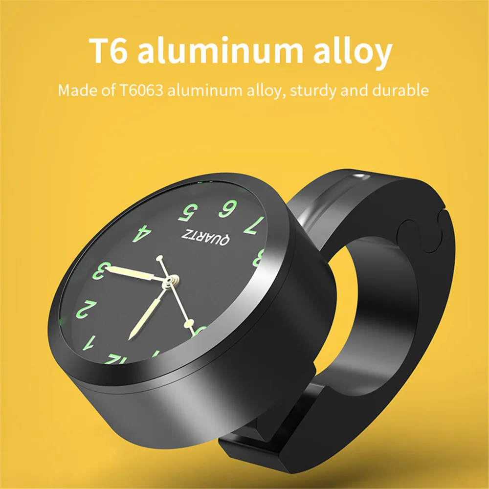 Reloj Universal para manillar de motocicleta, resistente al agua, con ...