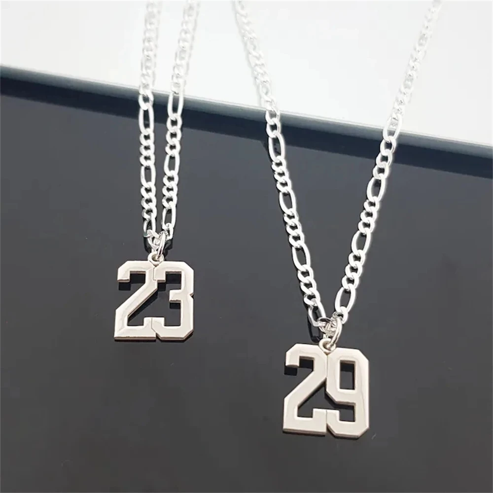 Custom-Any-number-Necklaces-Hip-Hop-Basketball-Number-Legend-23 ...