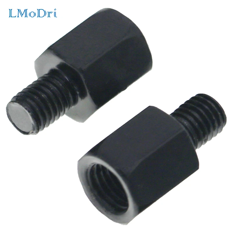 Lmodri Motorcycle Rear View Mirrors Adapter Motorbike Side Mirror ...