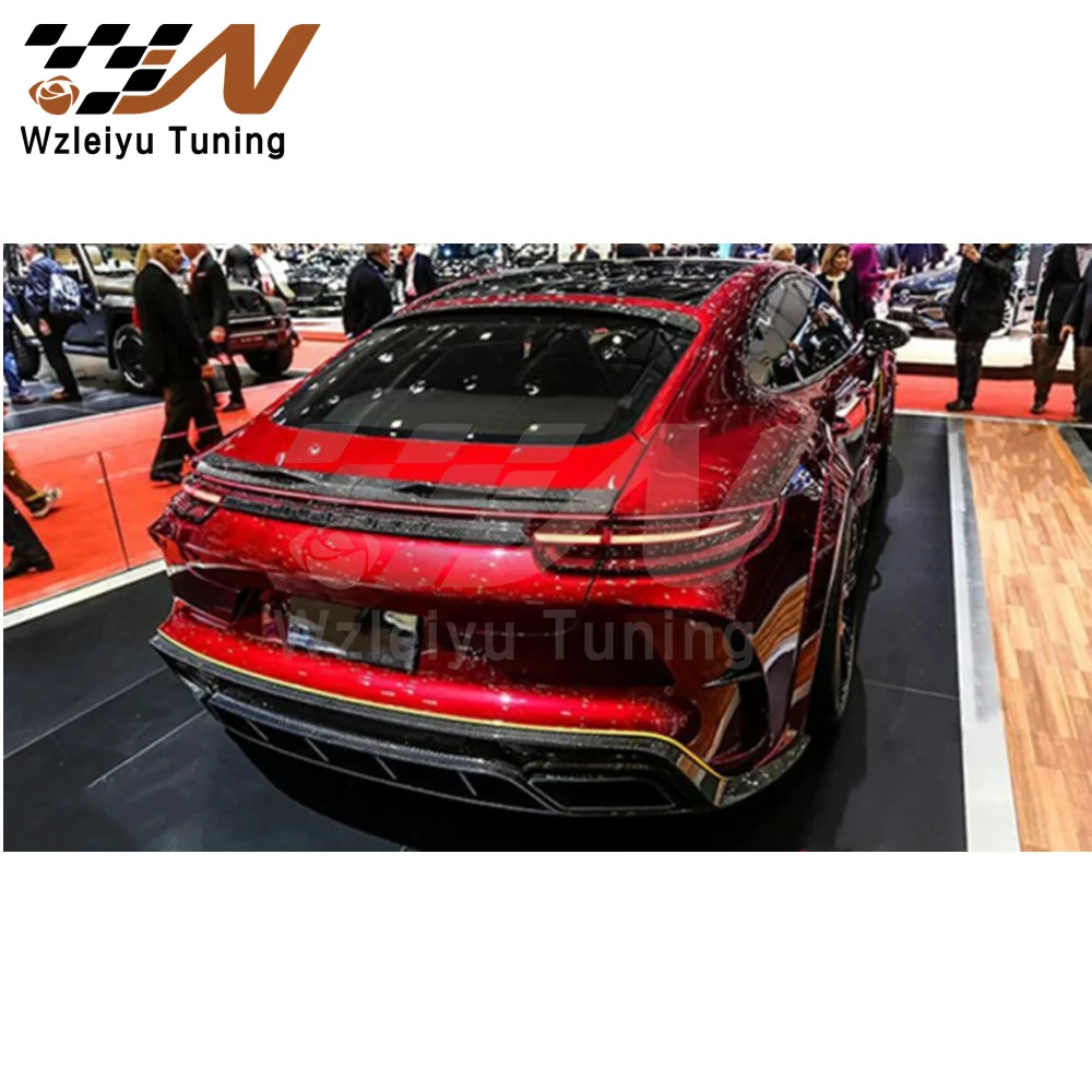 MSY-Style-Forged-Carbon-Fiber-Rear-Trunk-Spoiler-Wing-Fit-For-Panamera ...