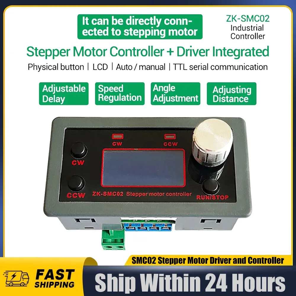 SMC02-Stepper-Motor-Driver-and-Controller-DC-10-30V-4A-Reverse-Pulse ...