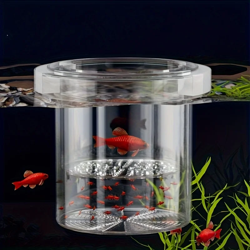 Floating Fish Breeding Isolation Box Aquarium Breeder Feeder Fish Tank ...