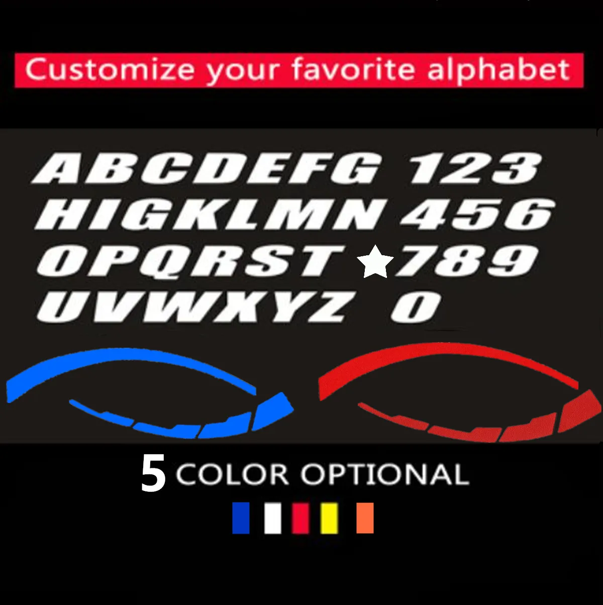 Tire-Letter-Number-Sticker-Accessories-3D-Wheel-Universal-Emblem-Car ...