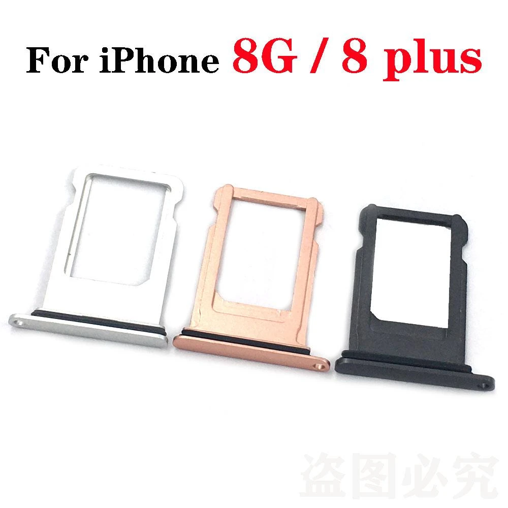 Sim Card Slot Tray Holder For iPhone 8 8 Plus Sim Card Adapter ...