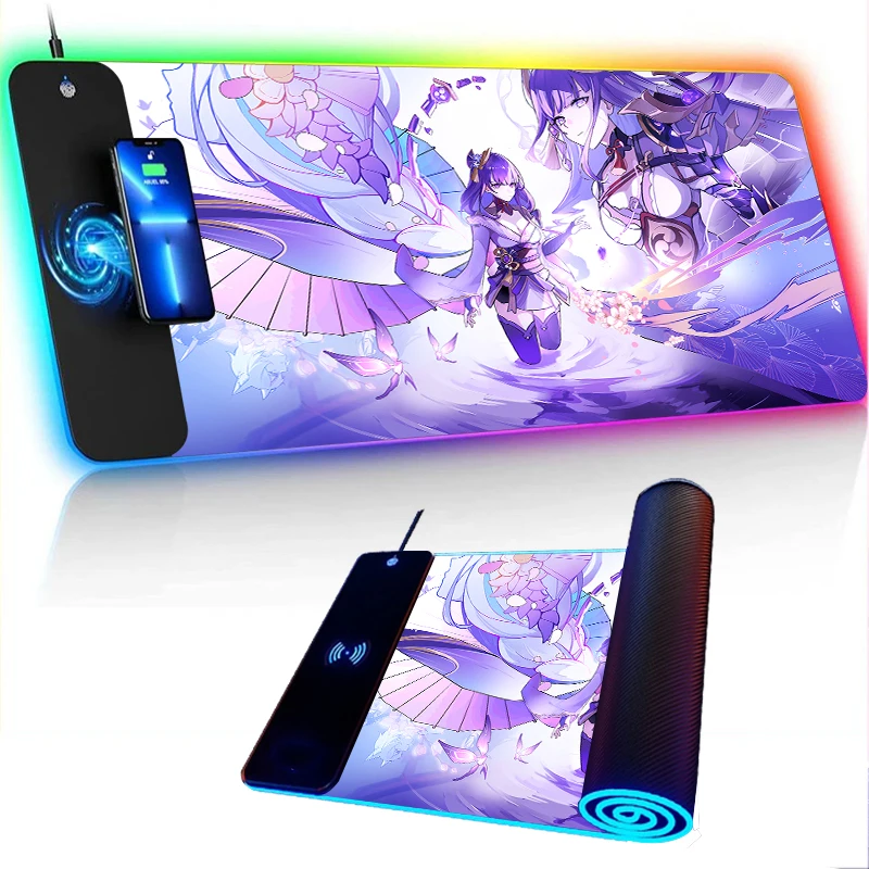 Wireless-Charging-Desk-Pad-Mouse-RGB-Big-Mousepepad-Sexy-Pink-Mousepad ...