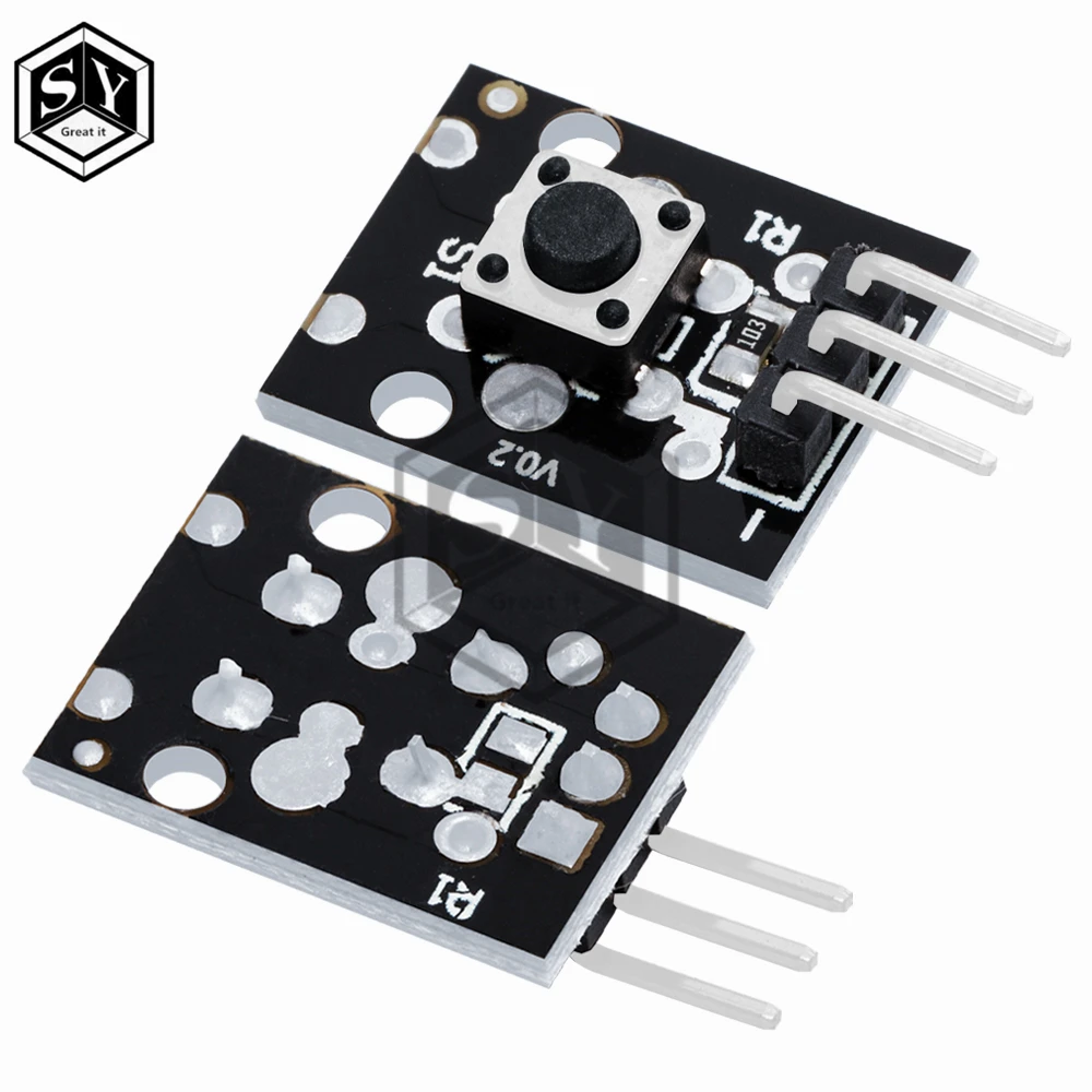 KY-004 3pin Button Key Switch Sensor Module for Arduino Diy Starter Kit ...