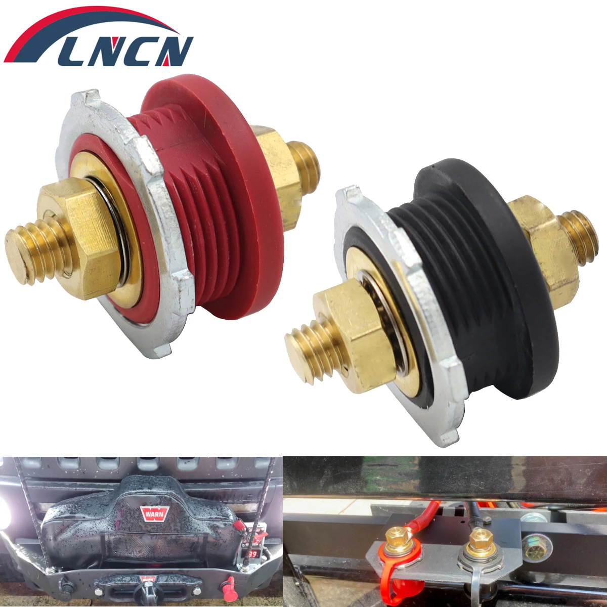 Thru Panel Battery Terminal Connector 3/8" Studs Junction Post ...