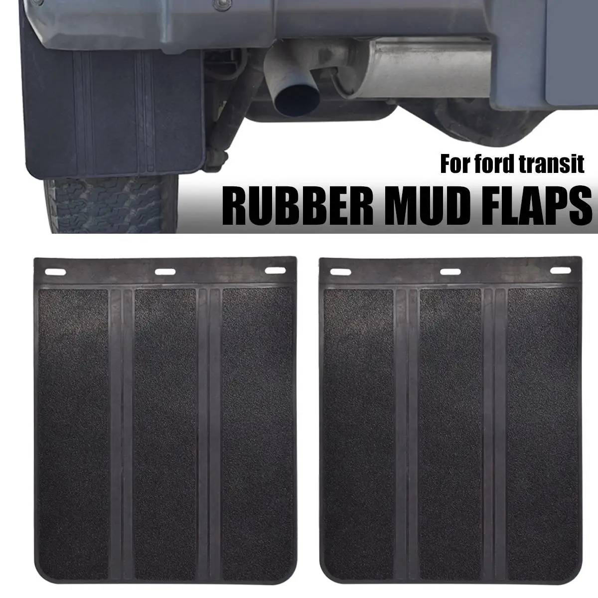Rubber-Mudflaps-Mud-Flaps-Splash-Guards-Mudguards-For-Ford-Transit ...