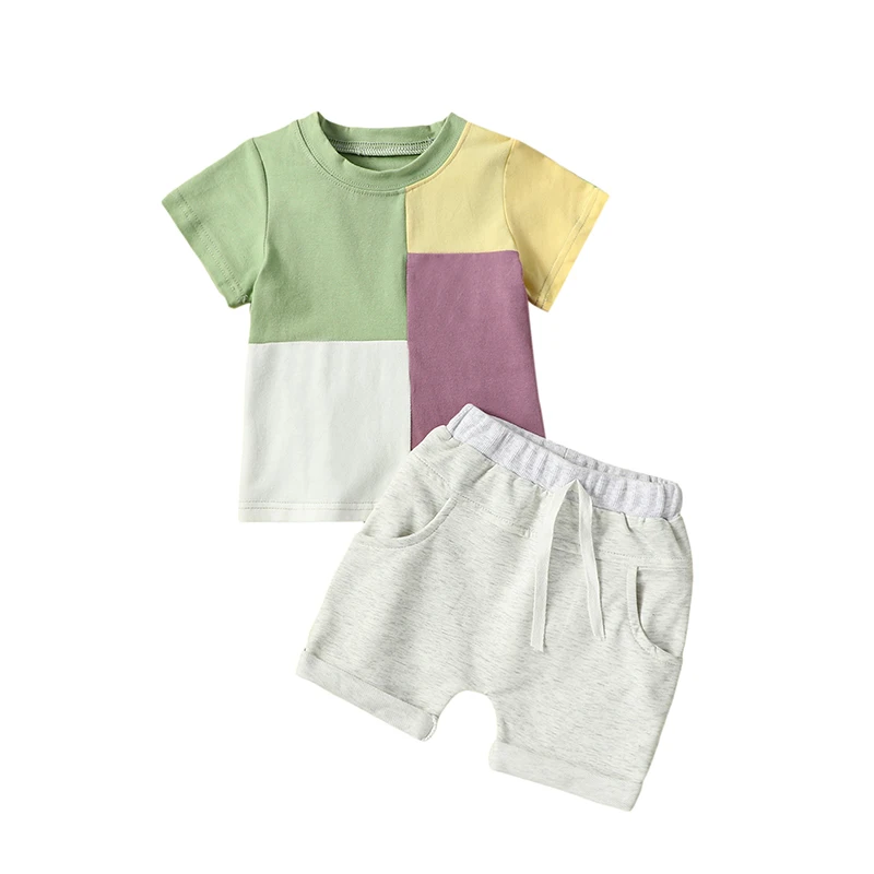 Pudcoco-Infant-Newborn-Baby-Boys-2PCS-Shorts-Sets-Short-Sleeve-Contrast ...