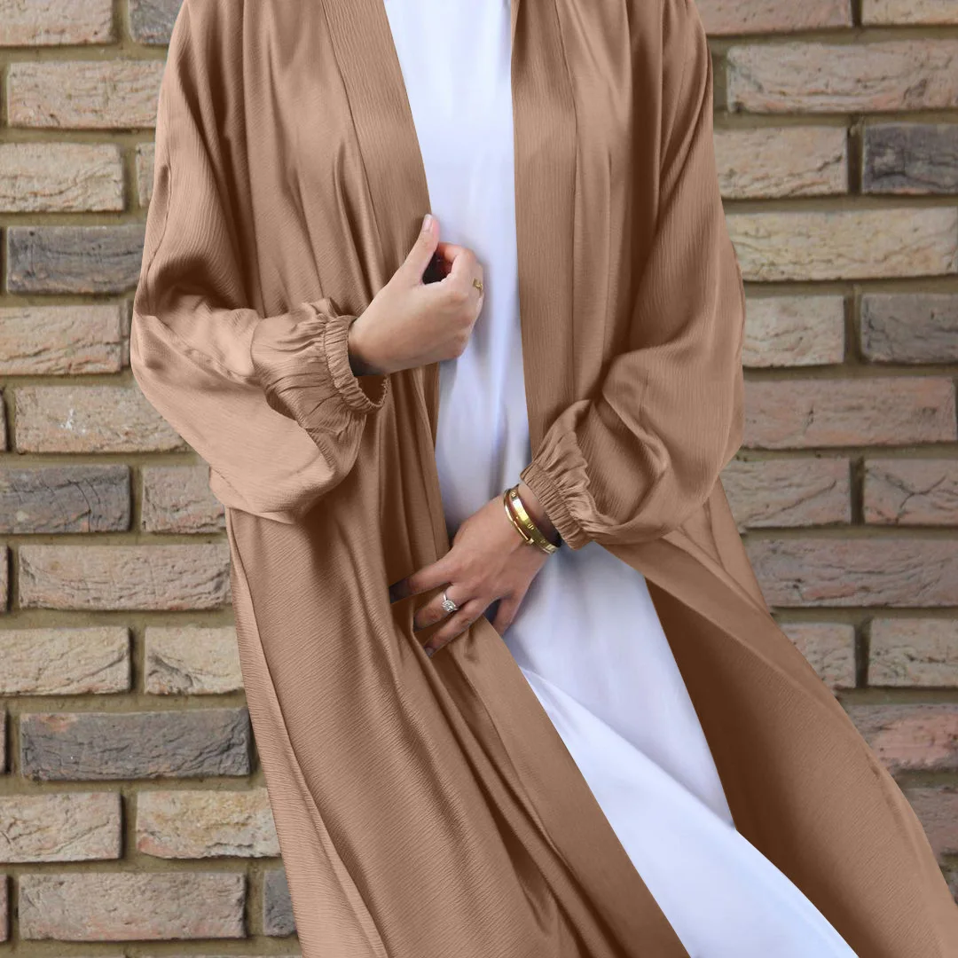 Eid-Open-Abaya-Dubai-Ramadan-Muslim-Hijab-Dress-Kaftan-Bubble-Satin-Abayas-for-Women-Islam ...